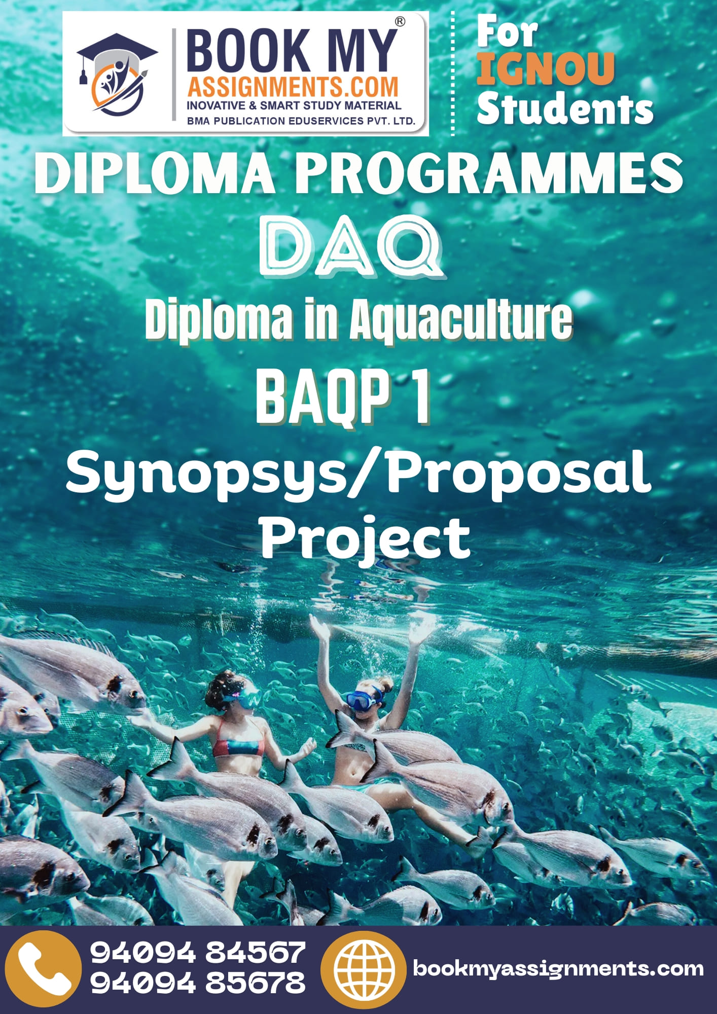 IGNOU BAQP 1 Project Soft Copy (DAQ – Diploma in Aquaculture) – Guide ...